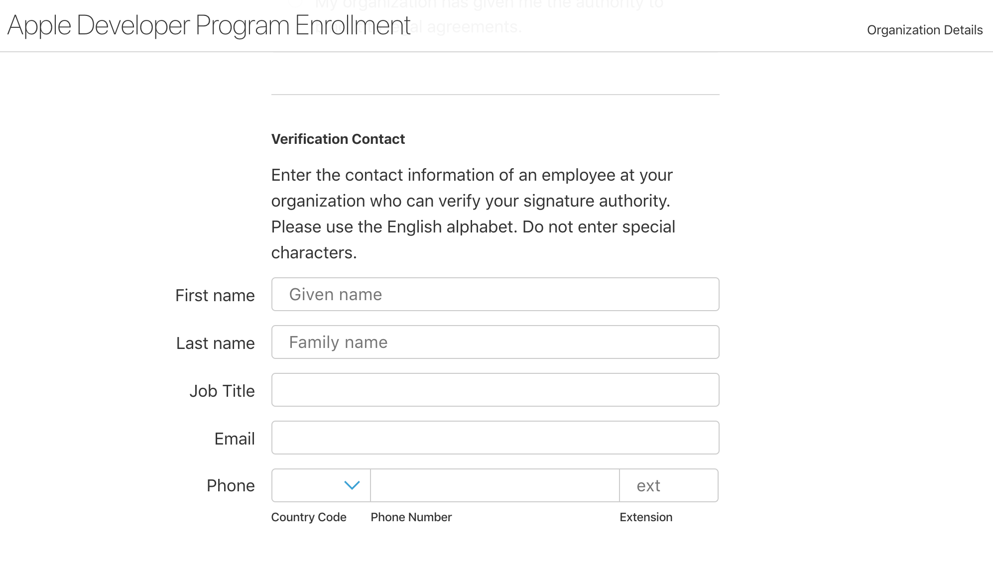 Create an Apple Developer Account